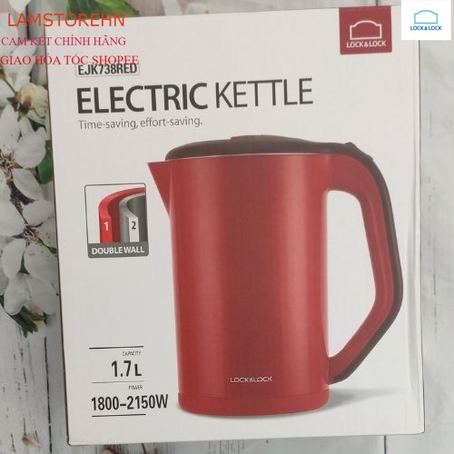 Bình Đun Nước Siêu Tốc Lock&Lock EJK738 (1.7L) - Bảo Hành Chính Hãng 24 ...