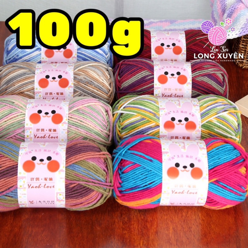 Len Yaoh Wool loang Yaoh Love 100g | Shopee Việt Nam