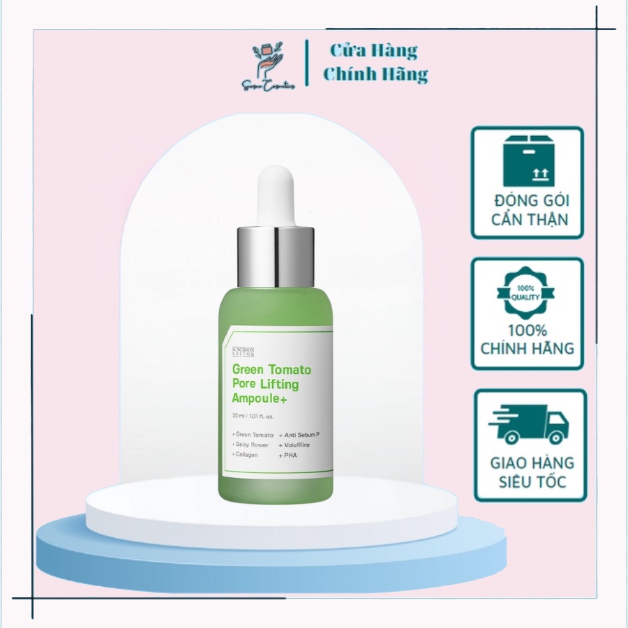 [HÀN QUỐC CHÍNH HÃNG] Serum Tinh Chất Cà Chua Xanh SUNGBOON GREEN ...