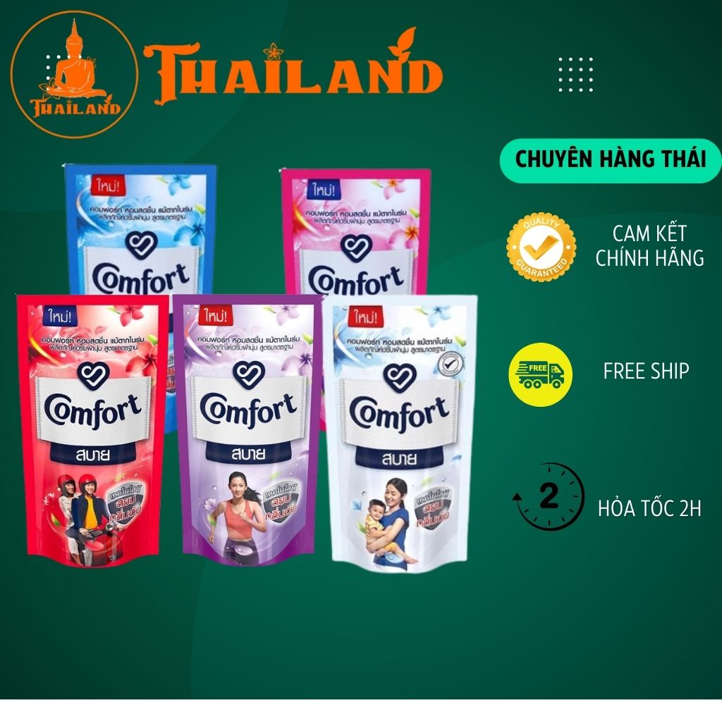 (COMBO 5) Túi Nước xả vải Comfort Thái gói 500ml Chọn màu! !. | Shopee ...