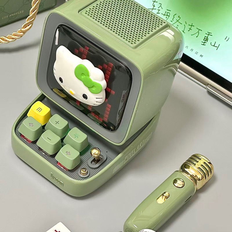 Loa bluetooth DIVOOM DITOO MIC 15w kết hợp micro karaoke và màn hình ...