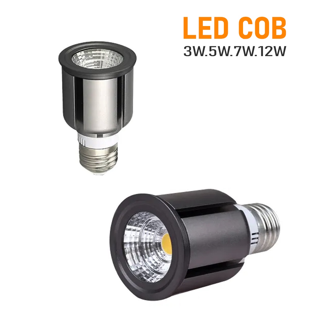 Bóng Đèn Rọi Led COB 3W/5W/7W/9W/12W/15W/18W/20W - 220V, Đui đèn E27 ...