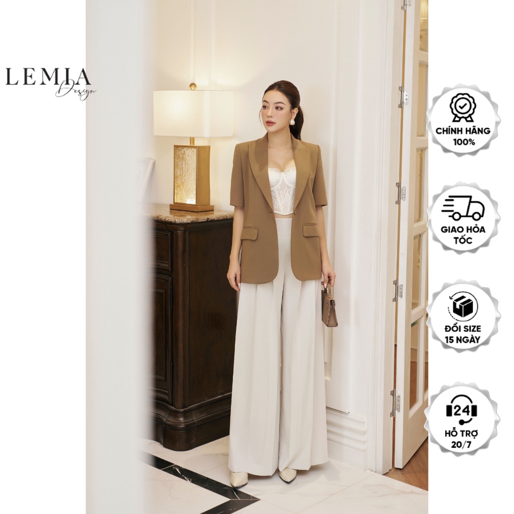 Quần Ống Suông Dập Ly Thanh Lịch Thời Trang By LEMIA Design - 23Q107 ...
