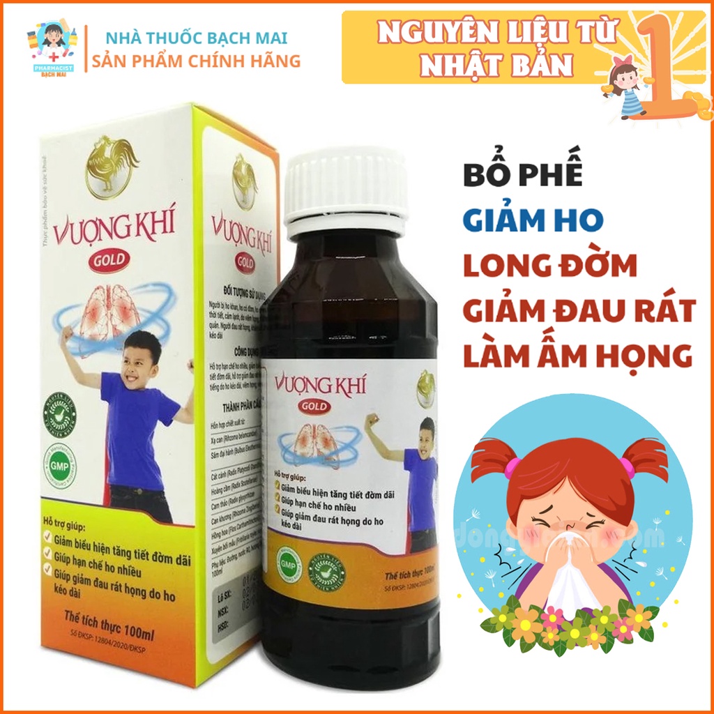 Cao lỏng vượng khí GOLD SIRO Ho cho bé bổ phế giảm ho Ngăn Ngừa Các ...
