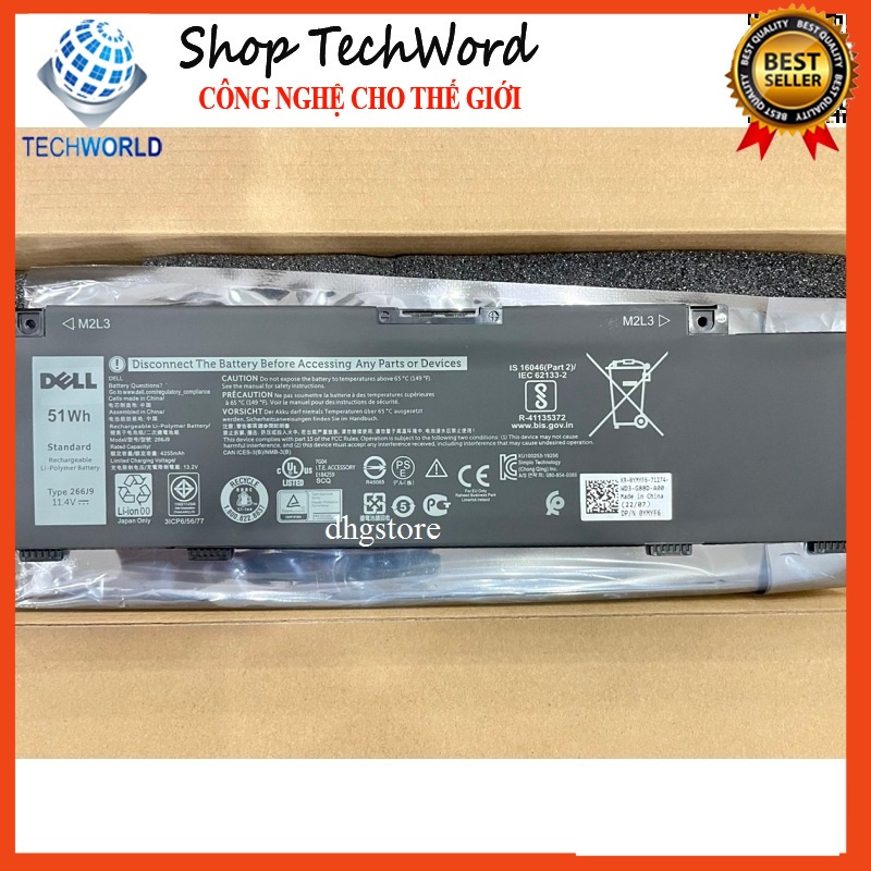 Pin laptop Dell Gaming Inspiron G3 3790 3590 3779, G5 5500 5505 SE 5587 ...