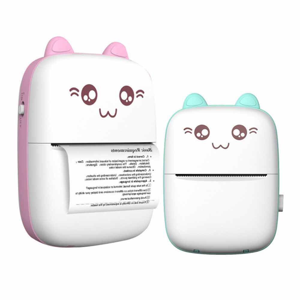Mini portable thermal printer, wireless instant printing camera with 1 ...
