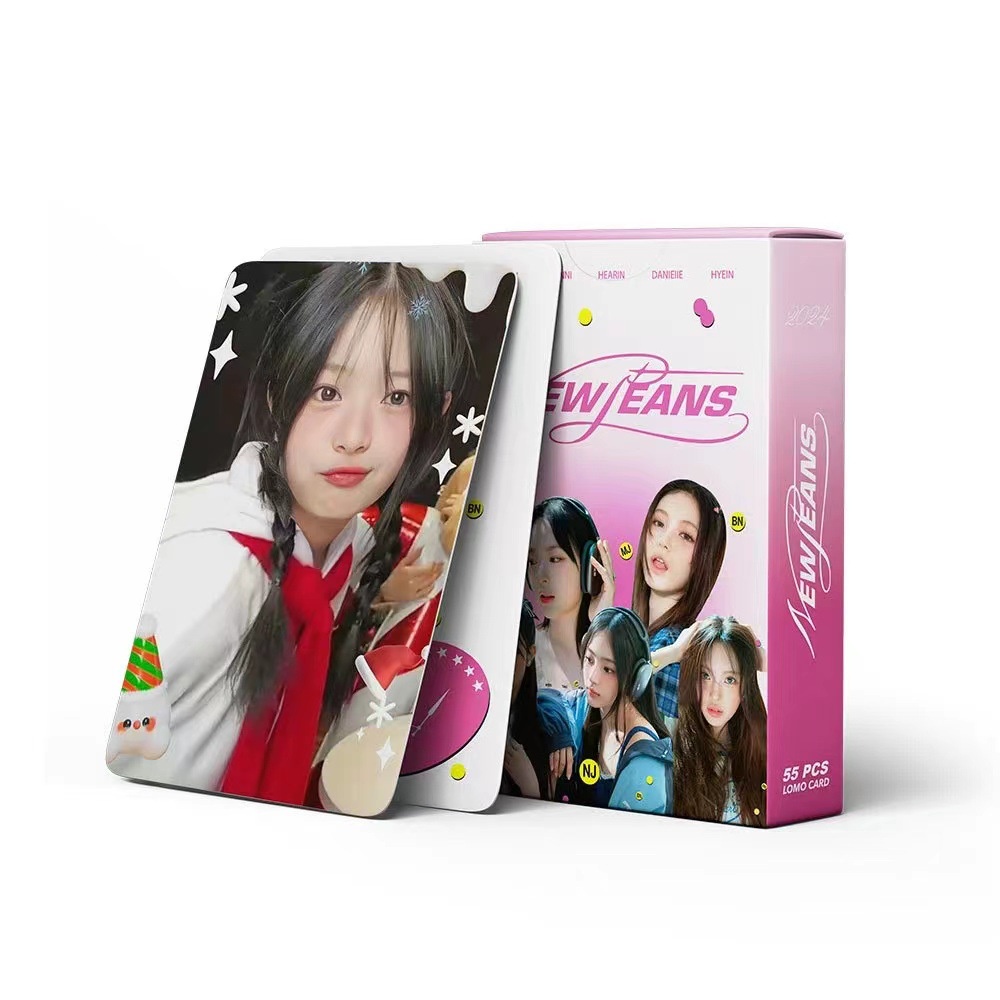 55 Cái / bộ NEWJEANS 2024 Lomo card MINJI HANNI DANIELLE HAERIN HYEIN bưu thiếp bộ sưu tập ảnh ...
