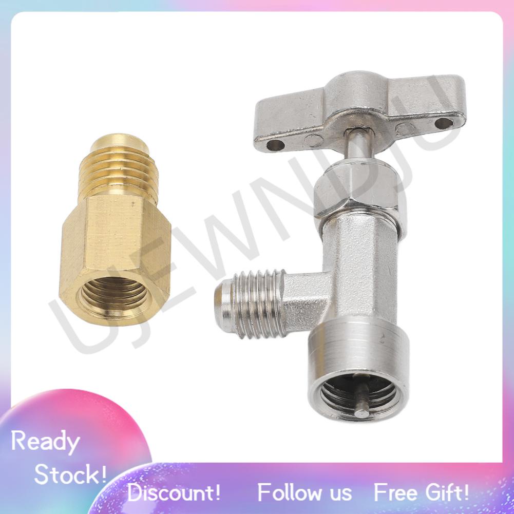 Ujewndju R-134A Self Sealing Can Tap Valve 1/4in 1/2in Thread ...