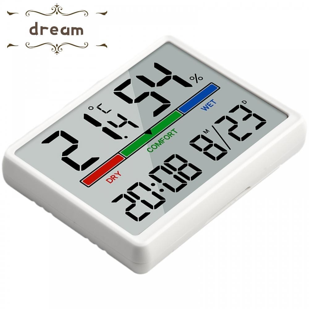 Electronic Clock Digital Wall Clock LCD Multifunction Temperature Note ...
