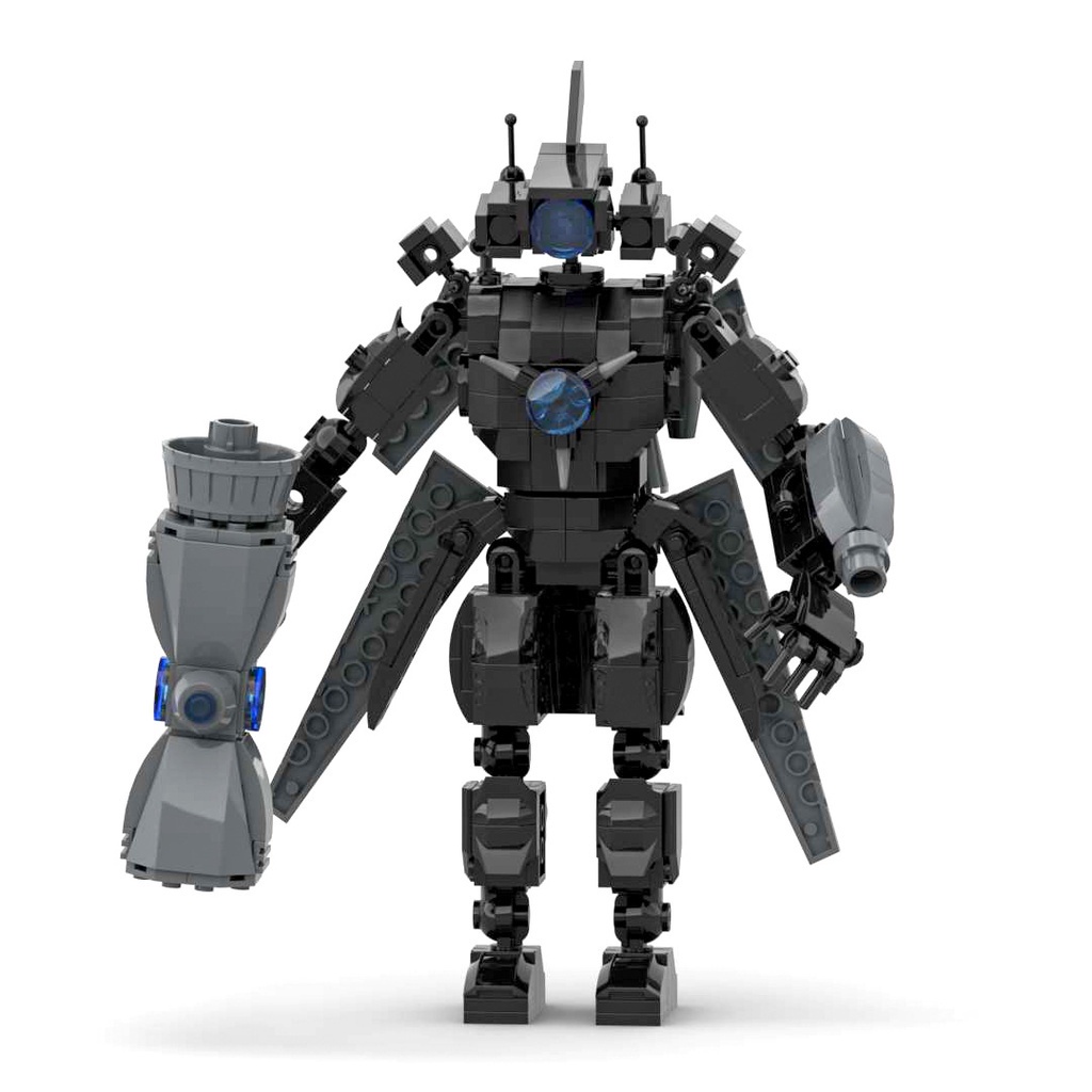 GOROCK Moc Skibidi toilet titan man titan warhammer Khối Xây Dựng Quà ...