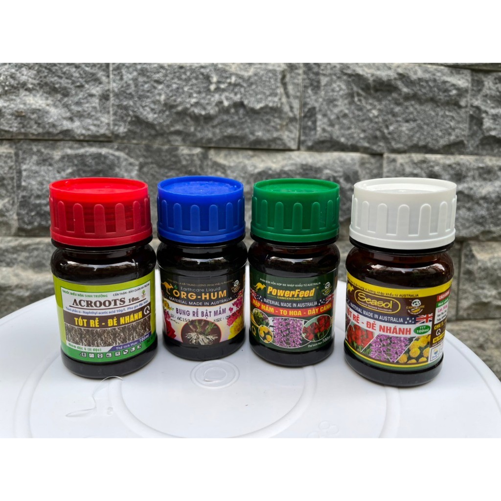 01 chai trong Bộ tứ trồng lan , cây kiểng ! Power Feed / AC Roots ...