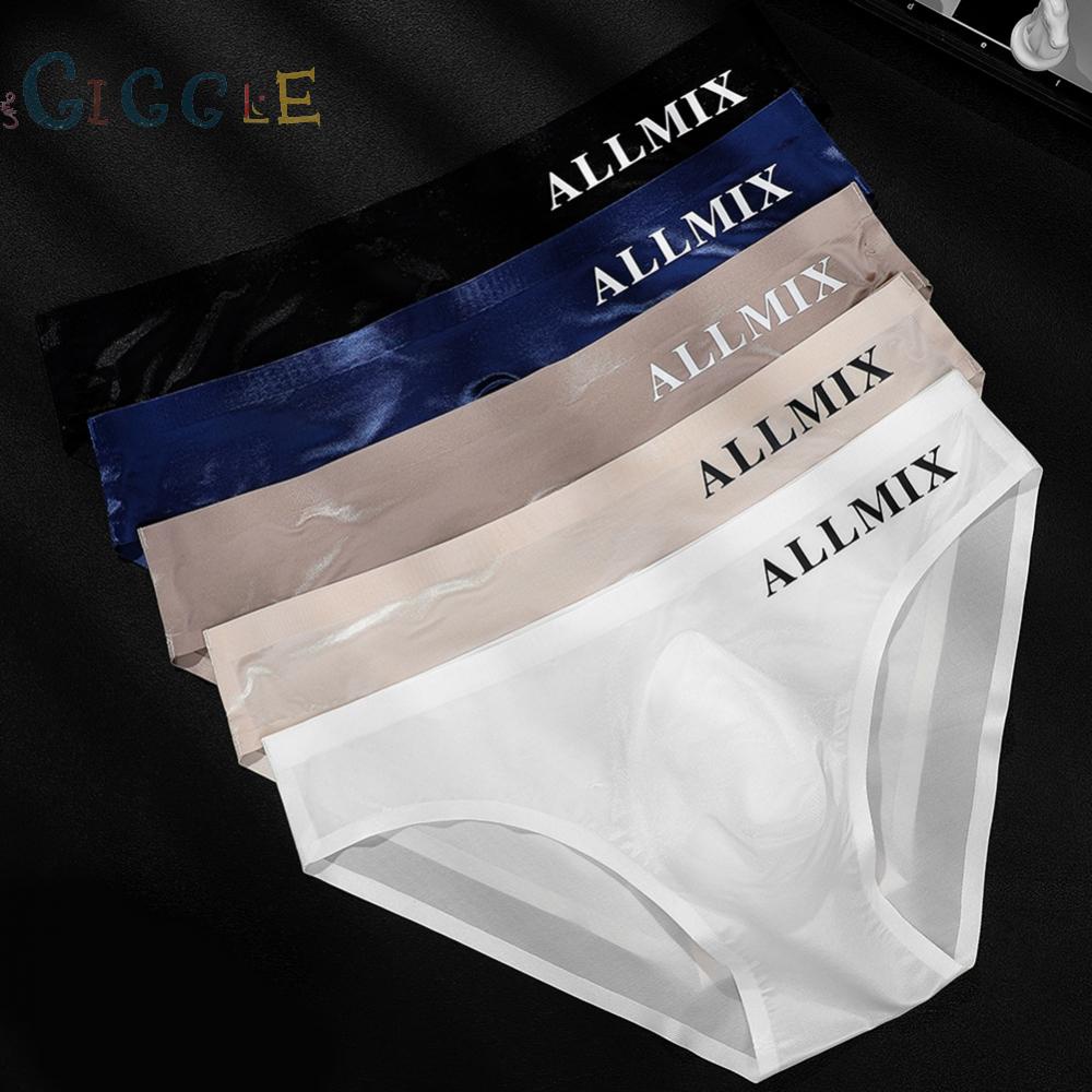 【GIGGLE】Underwear G-string Thong Letter Ultra Thin Lingerie Underpants ...
