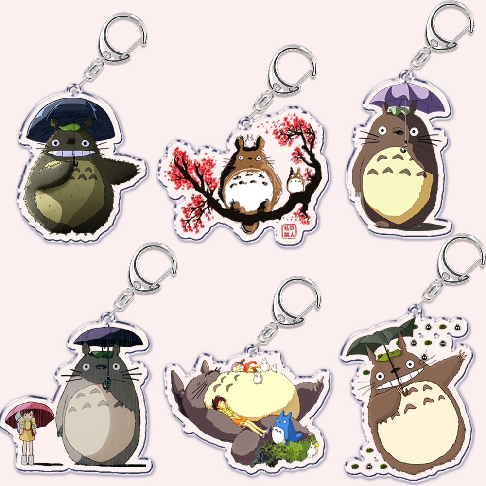 Móc khoá Cute Kawaii Hayao Miyazaki Anime Keychain for Accessories Bag ...