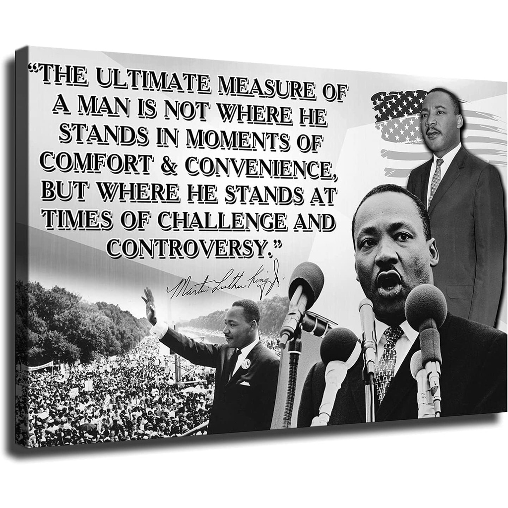 Tranh CuộN Treo TườNg HoạT HìNh Anime dr martin luther king jr | Shopee ...