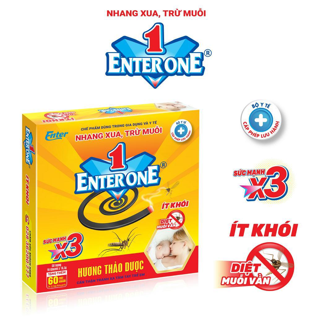 (Combo 2 hộp)Nhang muỗi EnterOne 10 khoanh một hộp - xua trừ muỗi an toàn hiệu quả | Shopee Việt Nam