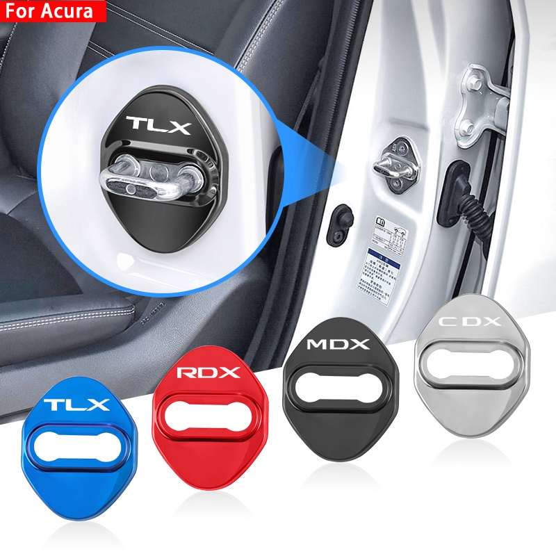Bộ 4 Phụ Kiện Khóa Cửa Xe Hơi In logo 3d Cho acura mdx rdx integra tlx cdx lx-l | Shopee Việt Nam