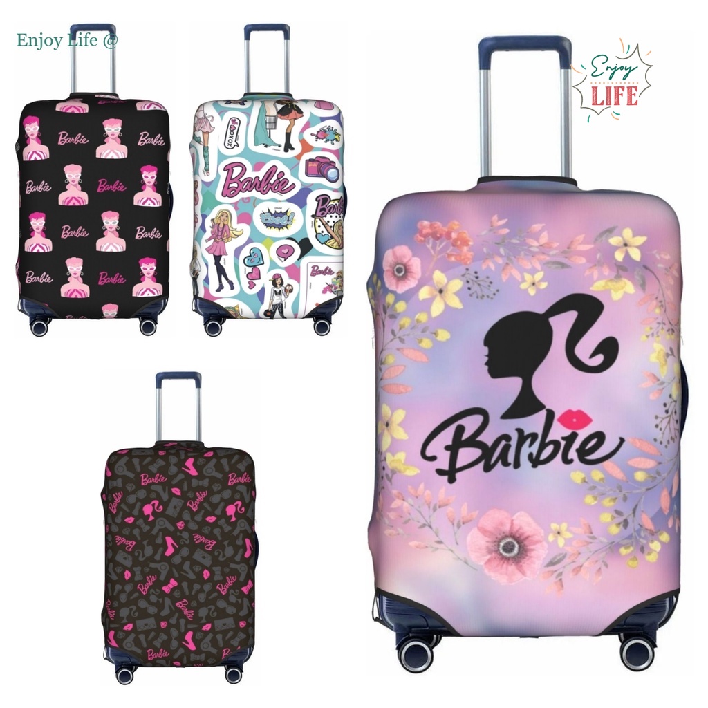 Barbie Cá Tính Dày Hành Lý Du Lịch Spandex Co Giãn Vali Bảo Vệ Chống ...