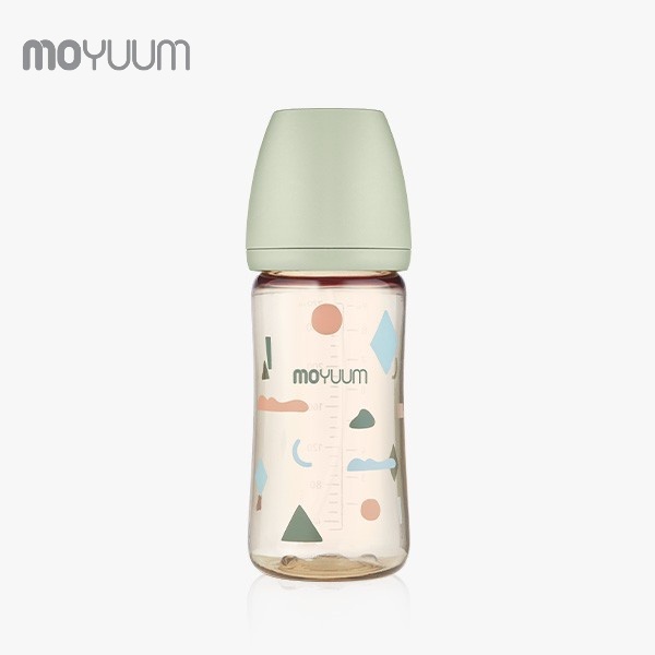 Bình sữa MOYUUM nhựa PPSU 170ml, 270ml kèm núm ty phiên bản hoạ tiết | Shopee Việt Nam
