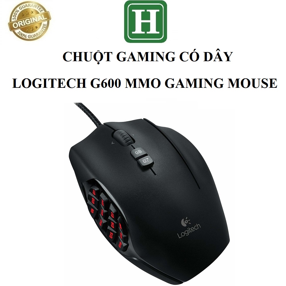 Chuột gaming Logitech G600, hàng chính hãng - BH 6 tháng | Shopee Việt Nam