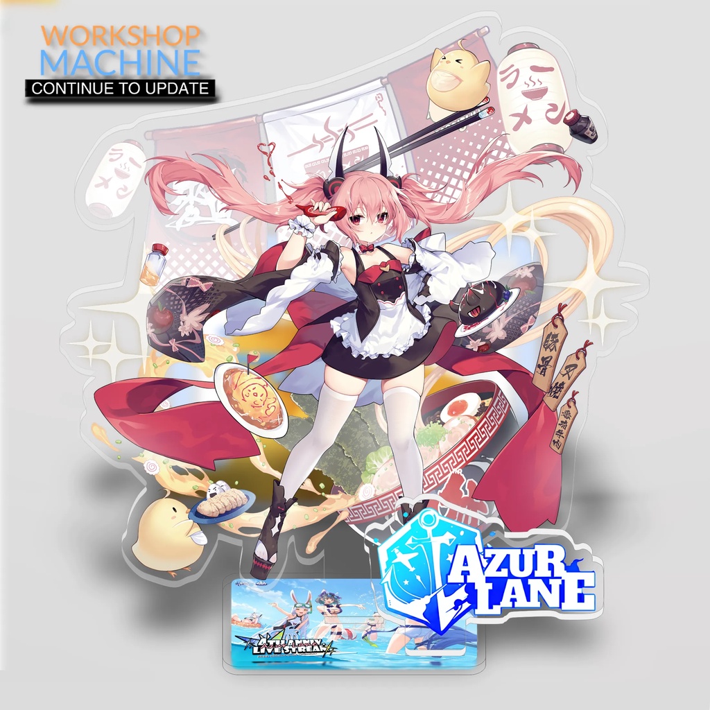 Mô hình Standee Azur Lanee Anime Characters Acrylic Nữ Quân Đội Azur ...