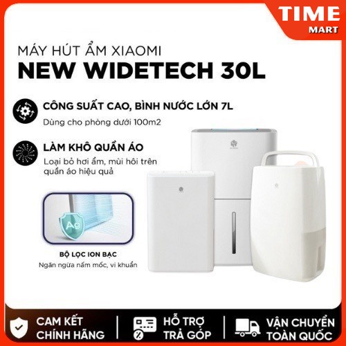 [ CHÍNH HÃNG] Máy hút ẩm, máy sưởi thông minh Xiaomi WIDETECH 12L Kết Nối APP. Tích hợp tính ...