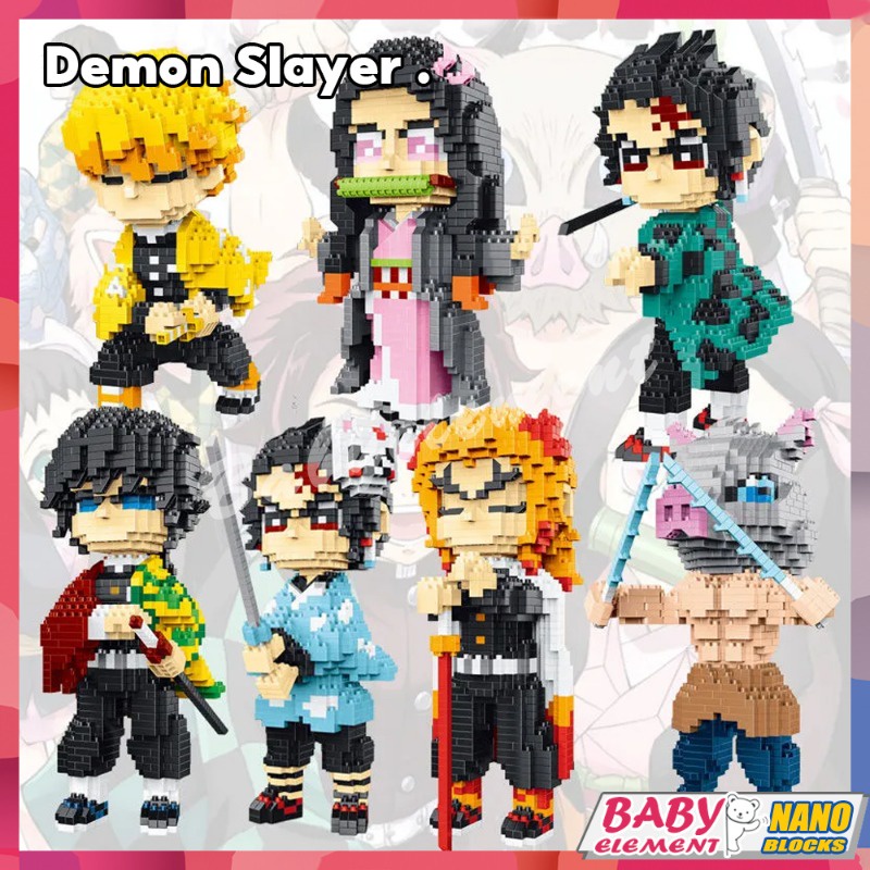 Mô Hình Nhân Vật kamado tanjirou nezuko Agatsu Trong Phim demon slayer ...