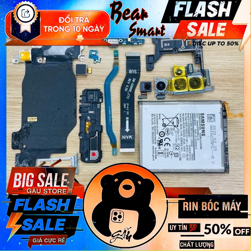 Linh Kiện Samsung S20 Plus 5G ( G986B ) Camera trước sau,main sạc,cáp ...