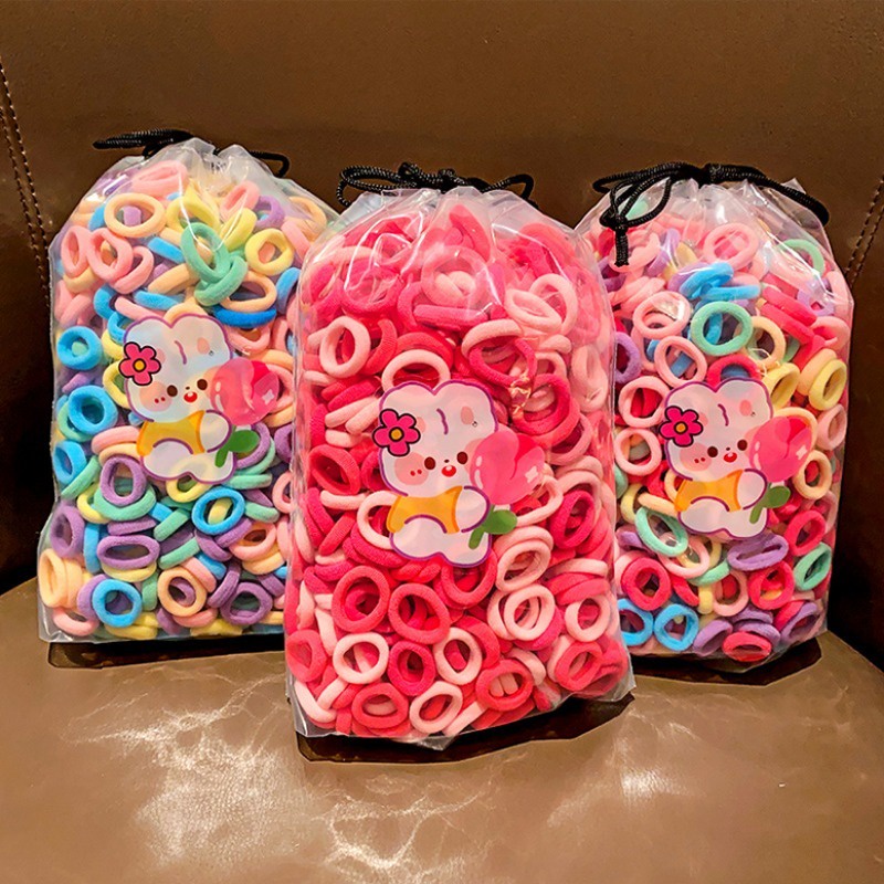 Set 100 Dây Chun Buộc Tóc Thời Trang Hàn Quốc Cho Bé Gái | Shopee Việt Nam