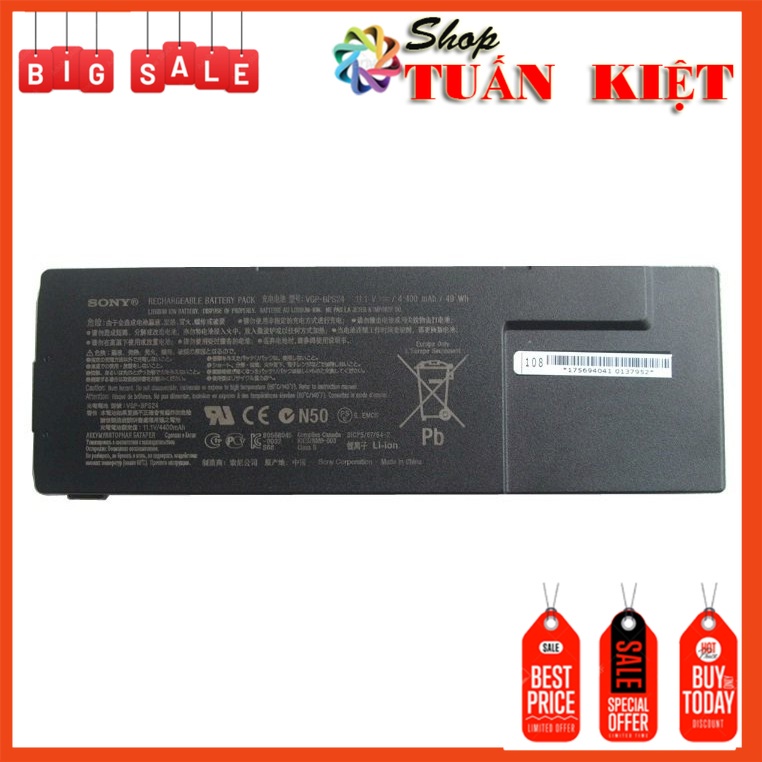 Pin Laptop Sony Vaio VPCSA VPCSB VPCSC VPCSE SVS 13 SVS15 Mã Pin BPS24 ...