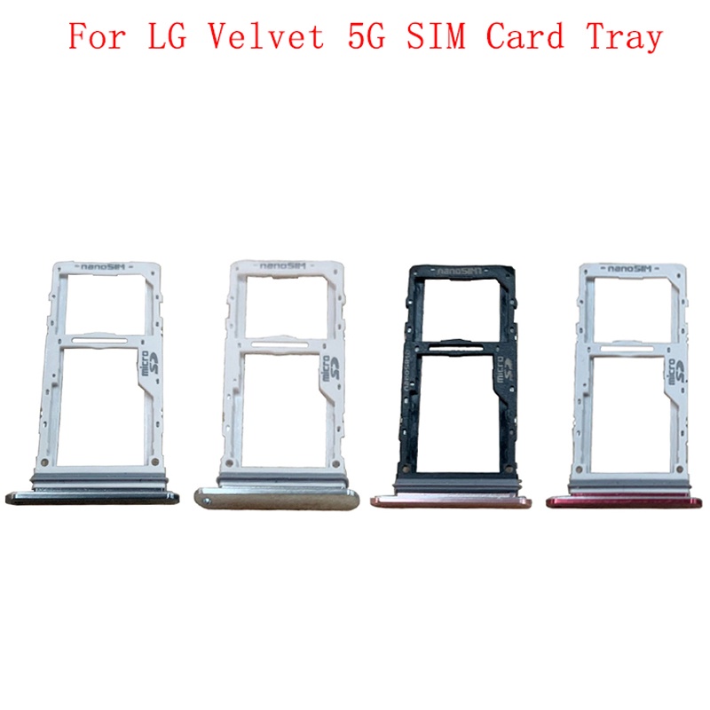 Bộ nhớ MicroSD Thẻ SIM Khay Bộ phận Khe cắm thẻ SIM cho LG Velvet 5G ...