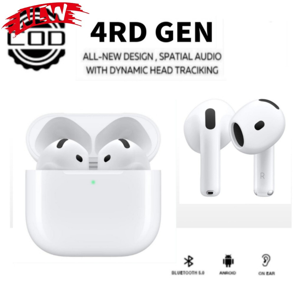 [Newest] Tai nghe Air/pods 4 Gen cao cấp Tai nghe không dây có micro ...