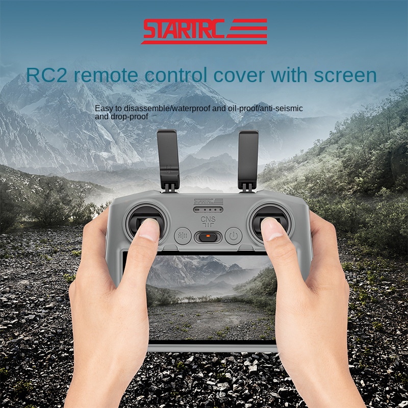 Startrc Thích hợp cho DJI Air 3S / Mini 4 Pro / Air 3 với màn hình rc2 Vỏ bảo vệ silicon điều ...