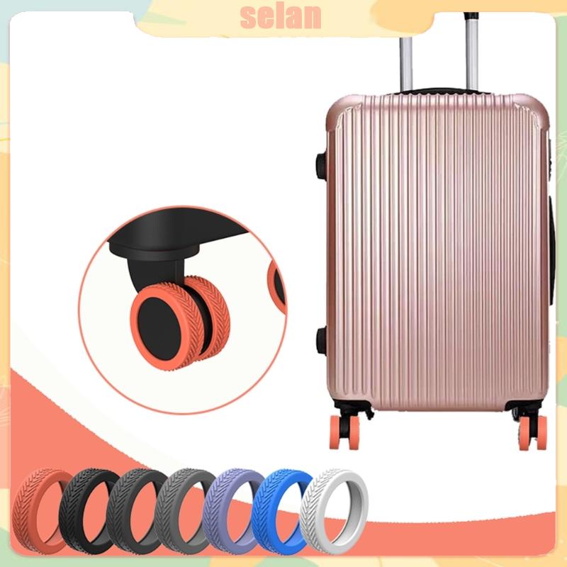 Bộ 8 Vỏ Bọc Silicon Bảo Vệ Bánh Xe Cho Vali Xoay | Shopee Việt Nam