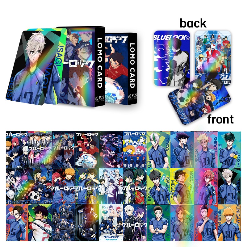 BLUE LOCK Laser Flash Lomo Card Isagi Yoichi Color Printing Collectible ...