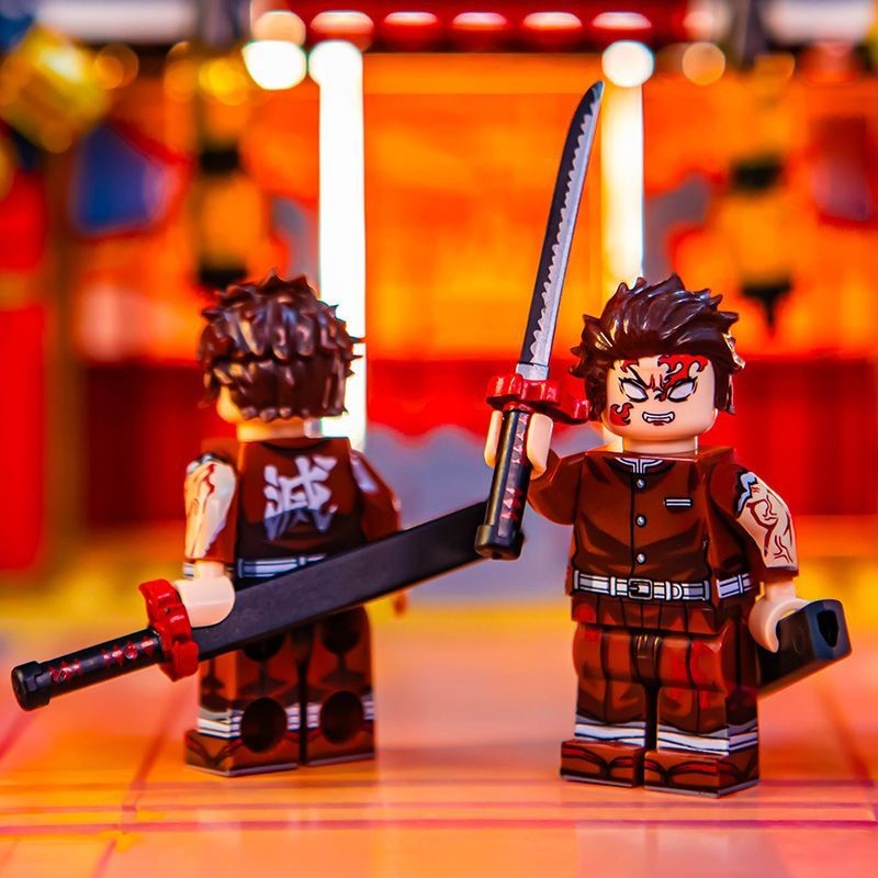 2025 Phong Cách Mới Tương Thích Lego Demon Slayer Thành Phố Vô Hạn ...