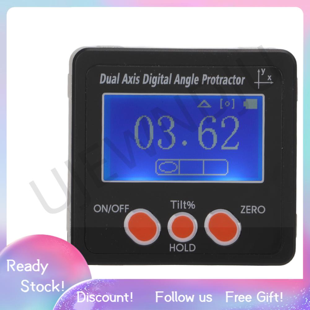 Ujewndju Inclinometer Magnetic Level Angle Gauge Dual Axes Digitial ...
