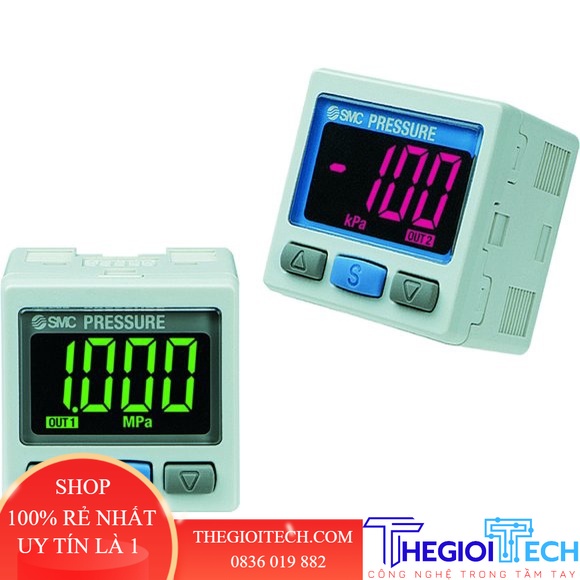 Cảm biến áp suất khí SMC ZSE/ISE series ZSE30A-ISE30-ZSE30 | Shopee ...