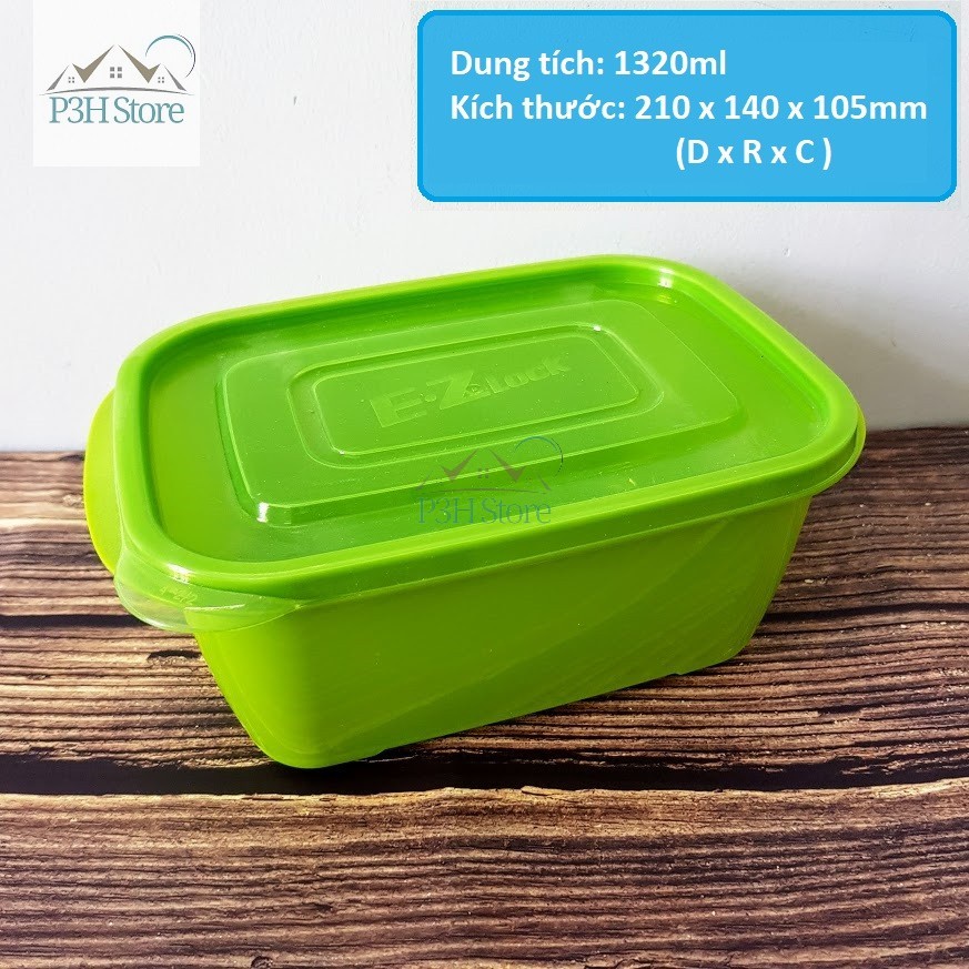 Hộp bảo quản Lock&Lock EZ Lock dung tích 1320ml P-00011 | Shopee Việt Nam