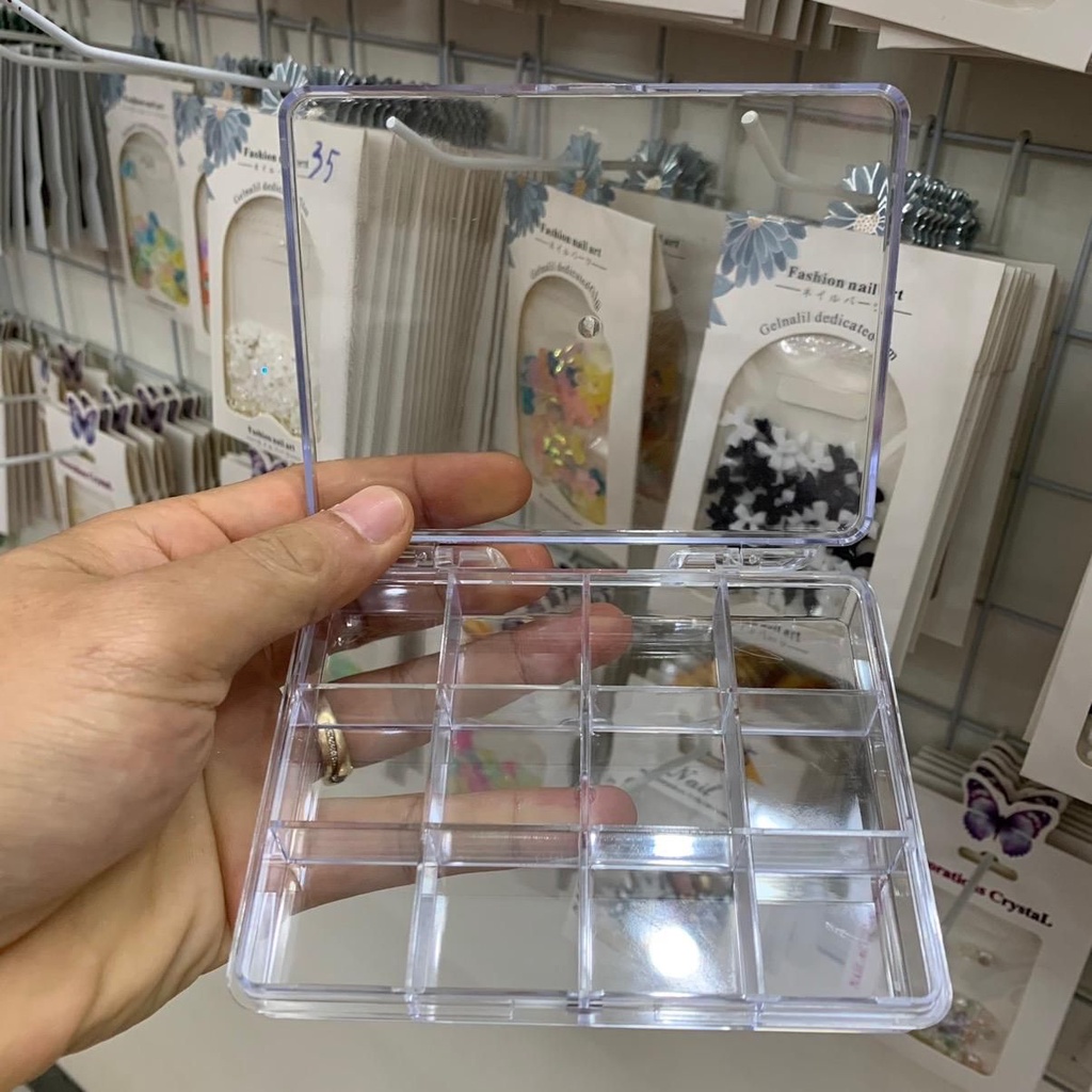 Khay meka 12 ô đựng charm đá | Shopee Việt Nam
