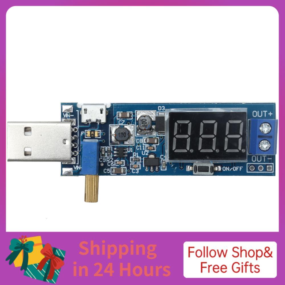 Iuxishop Boost Buck Converter DC‑DC USB Step Up One Key to Turn off Power Supply Module 5V 3.3V ...