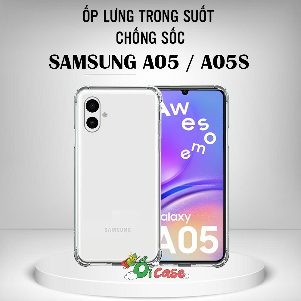 Ốp Lưng Silicon Trong Suốt Cho Samsung Galaxy A05s, Samsung A05 - Filo Shop | Shopee Việt Nam