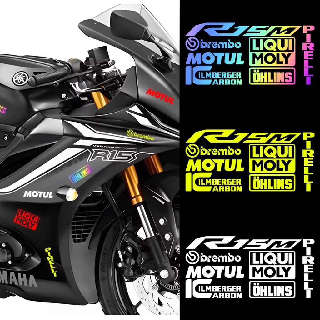 Bộ Decal Phản Quang Trang Trí Xe Máy Chống Nước Dành Cho Xe Máy Yamaha ...
