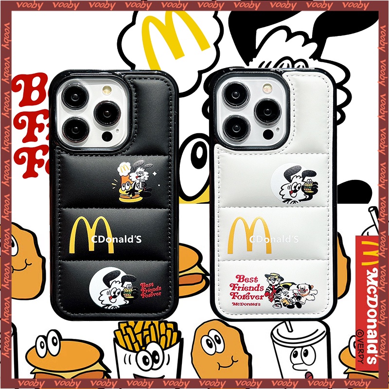 Xu Hướng Thời Trang McDonald 's Verdy Down Áo Khoác Điện Thoại Thích Hợp Cho IPhone16 16Pro 16PM ...