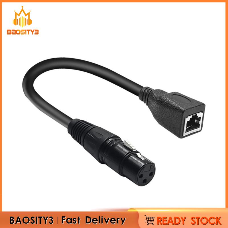 Cáp Chuyển Đổi xlr 3 pin rj45 xlr female Sang rj45 30cm | Shopee Việt Nam