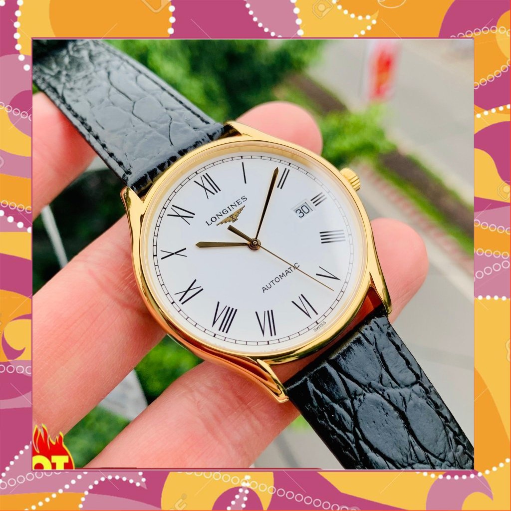 (Fullbox) Đồng hồ chính hãng nam Longines Lyre Gold L4.960.2.11.2 Máy ...