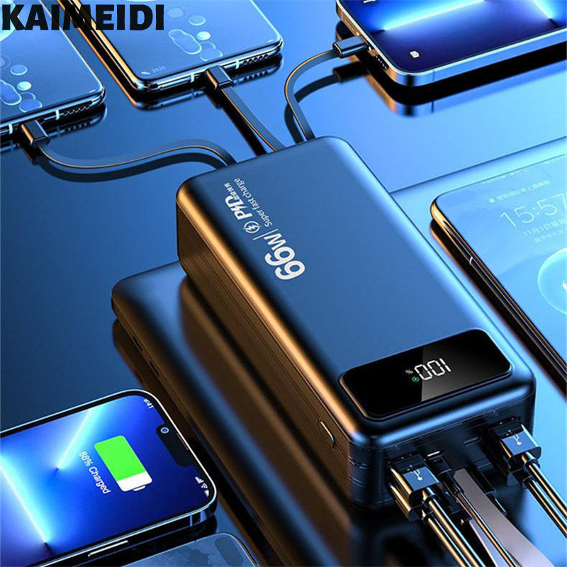Pin Sạc Dự Phòng KAIMEIDI 66W 1,000,000Mah Có Dây Siêu Nhanh | Shopee Việt Nam