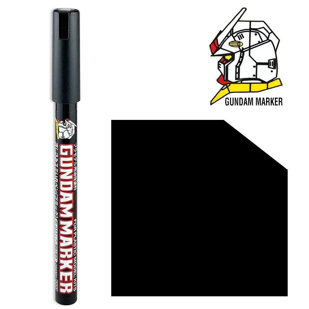 GUNDAM MARKER BLACK (POUR TYPE) GM301 Bút kẻ lằn chìm gundam dạng chảy ...