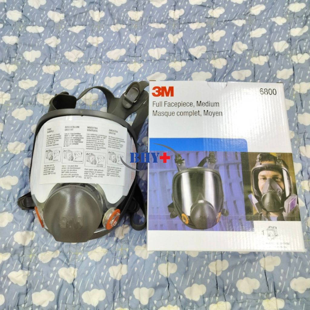 Trọn bộ mặt nạ 3M 6800 + phin lọc 3M 6001 | Shopee Việt Nam