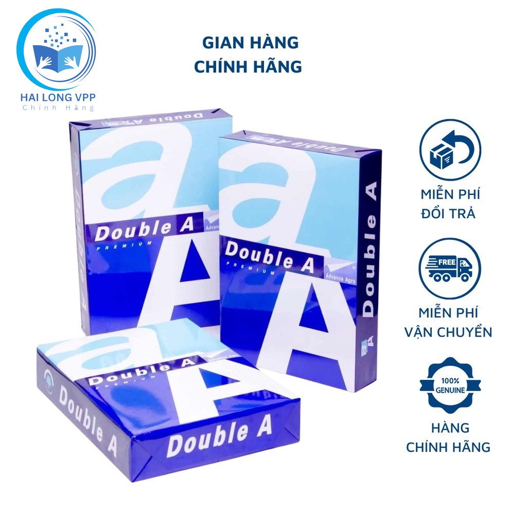 1 RAM Giấy In A4 Double A ĐL 70gsm/80gsm Giấy In, Giấy Photo Chất Lượng ...