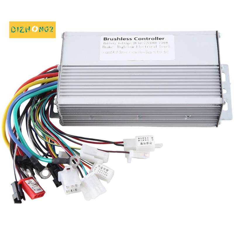 1 Bộ Điều Khiển Tốc Độ Động Cơ Không Chổi Than 48v 60v 64v 72v 1000w 1500w 12 Ống Kép | Shopee ...